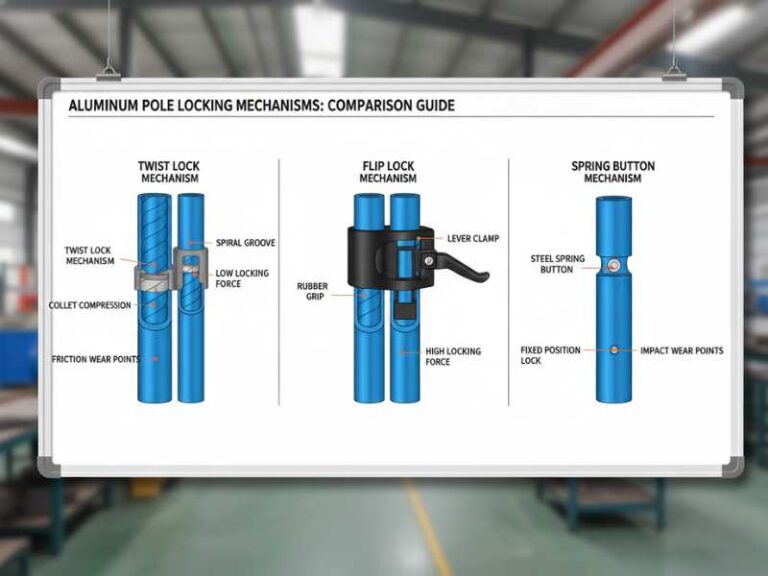 Telescoping Pole Locking Mechanisms | Twist vs Flip vs Button Lock ...